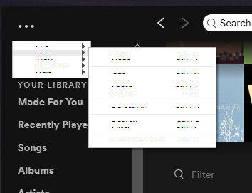 [Desktop][Other] Tiny menu in Windows 10 - The Spotify Community