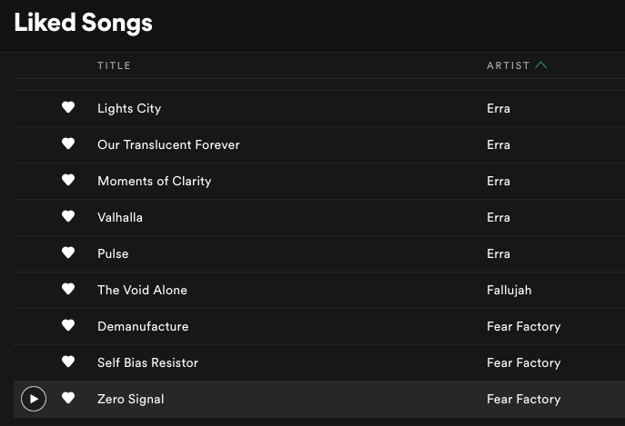 Cant view all songs in my library as a list - The Spotify Community