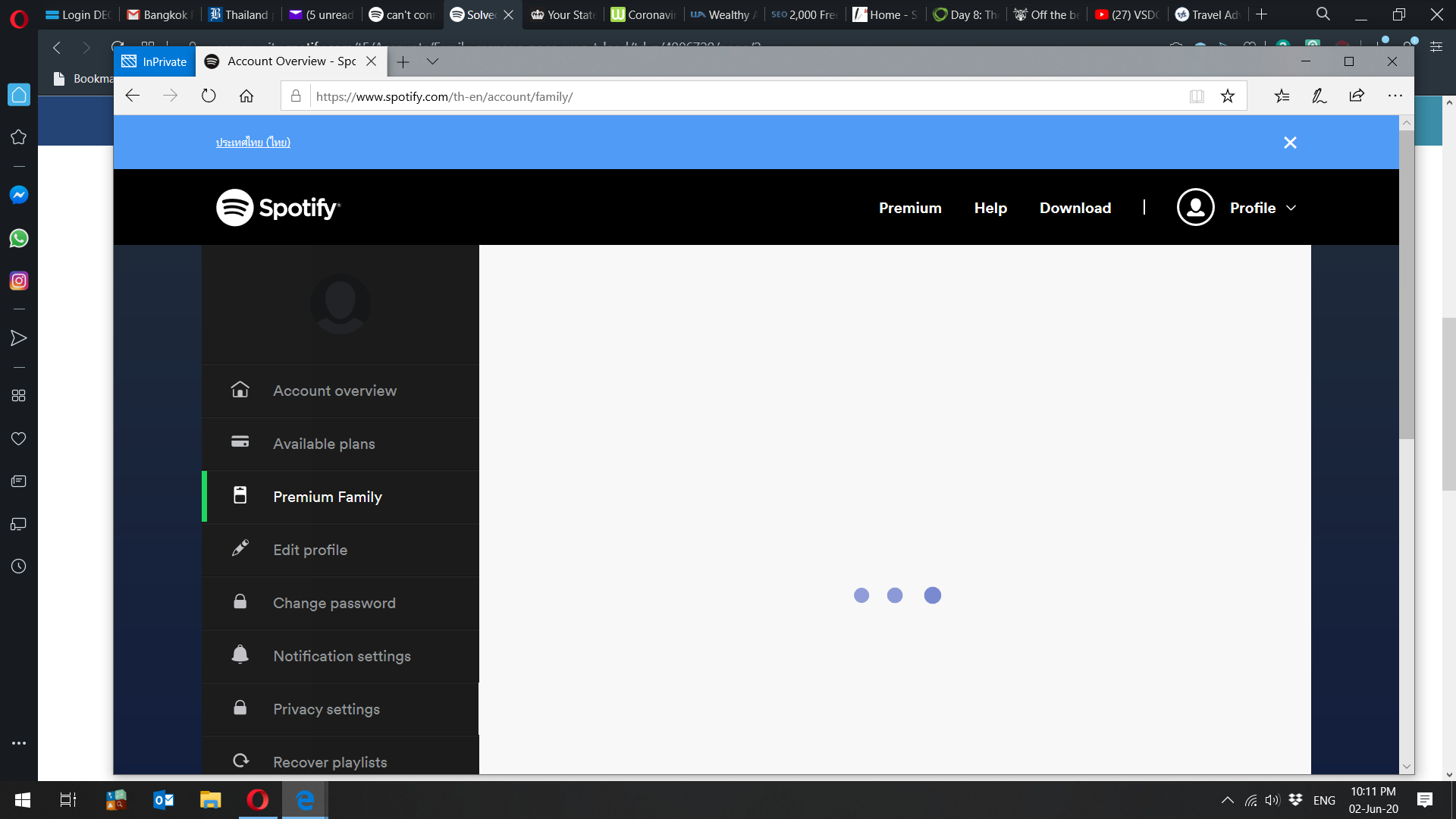 Cannot manage premium account details - The Spotify Community