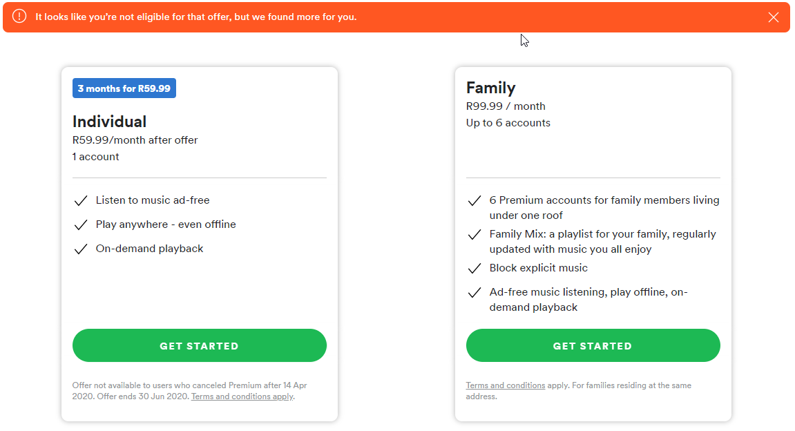 Upgrade From Premium To Family Not Working On Sout Page 3 The