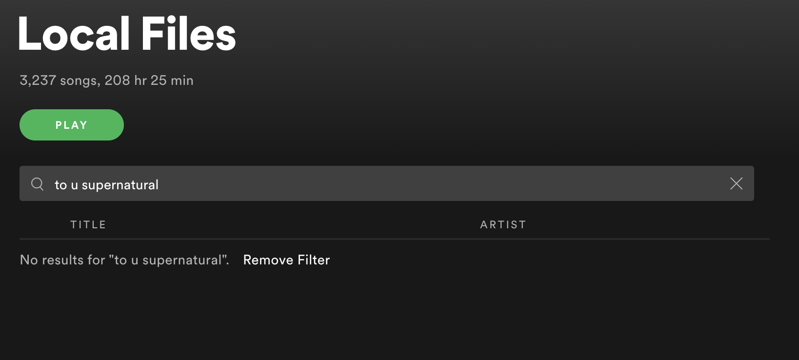Solved: Local Files not finding many files! - The Spotify Community