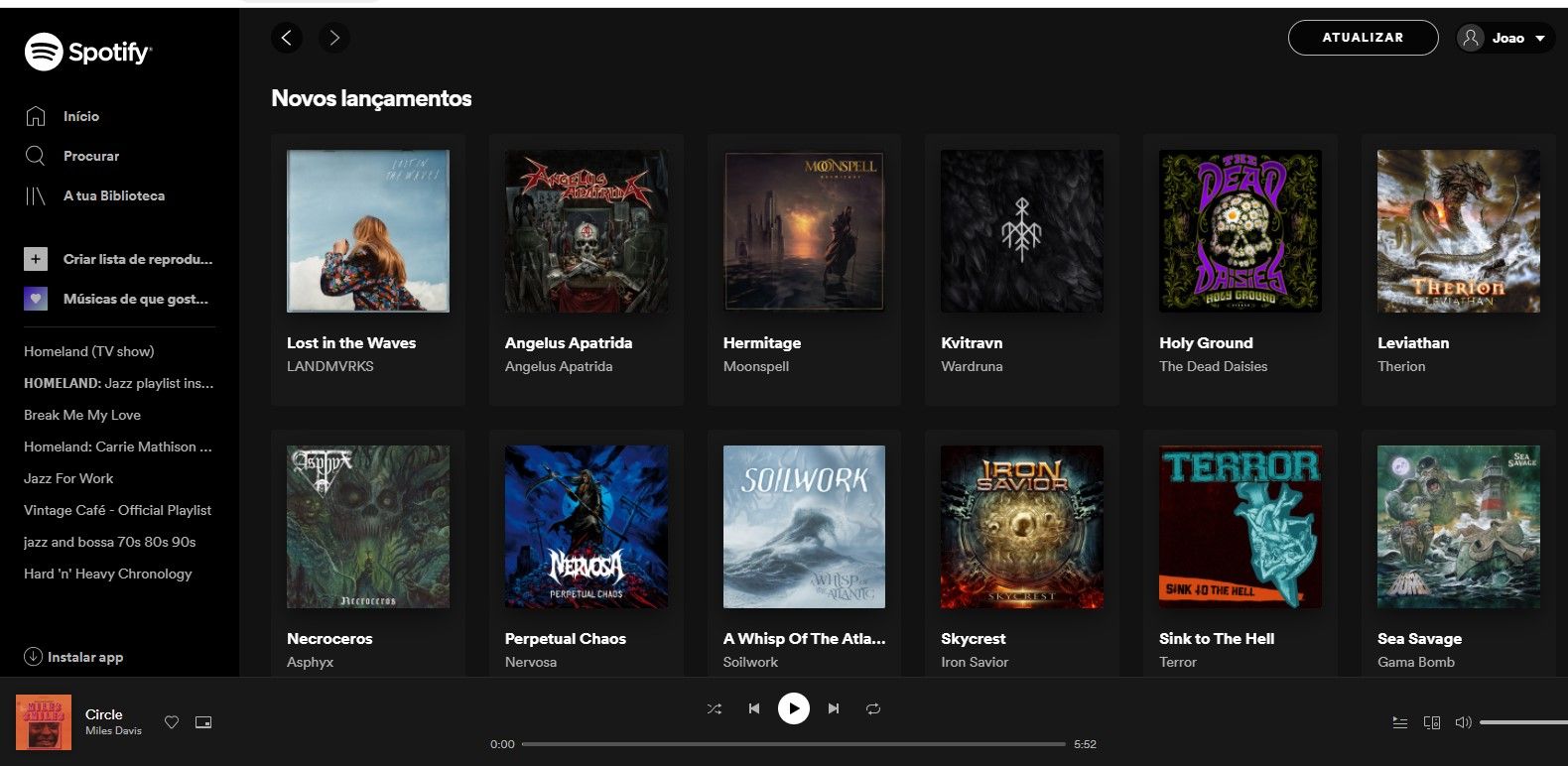 New Releases in Metal genre section is missing upd... - The Spotify ...