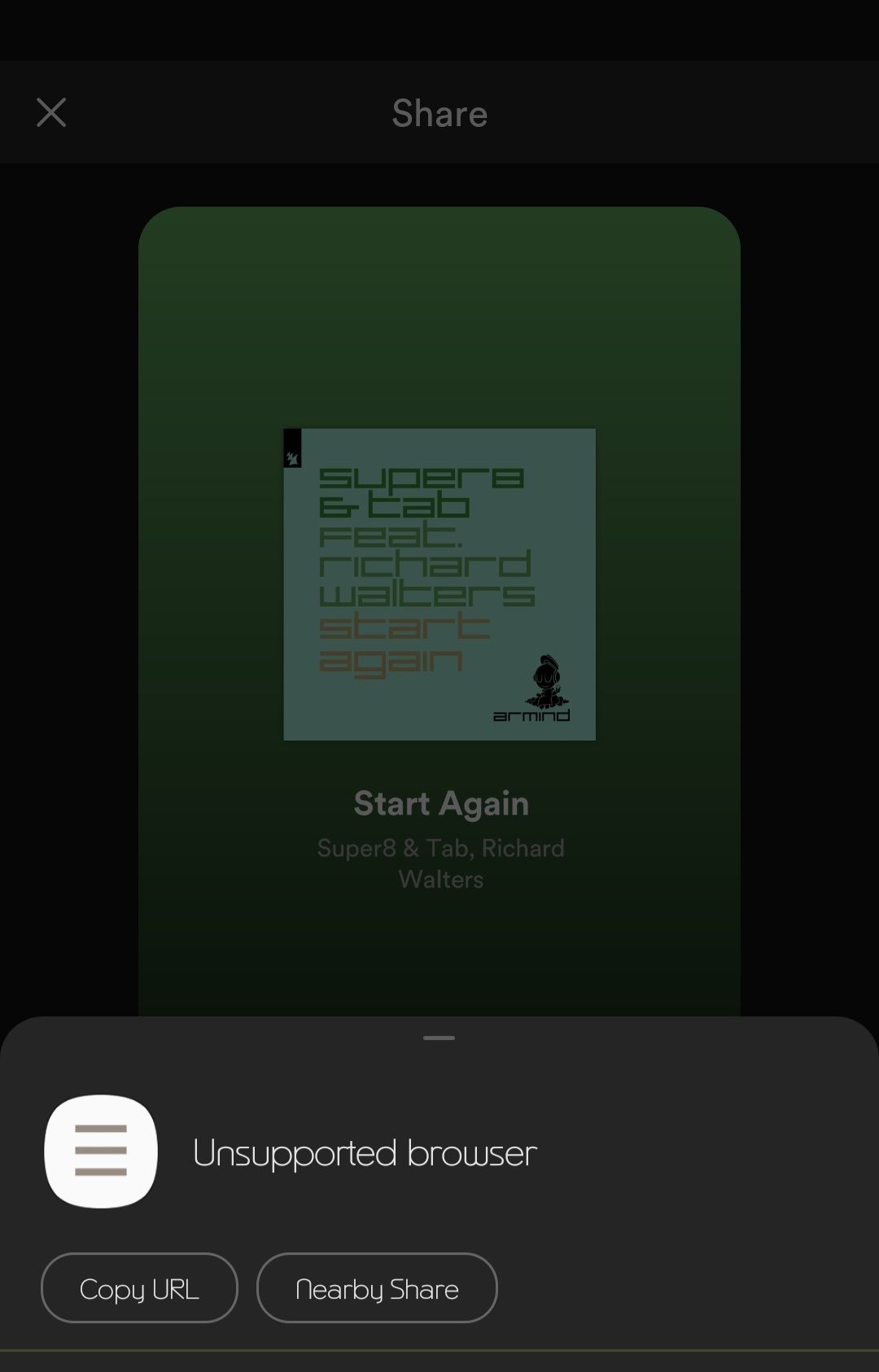Shared links doesn't work - The Spotify Community