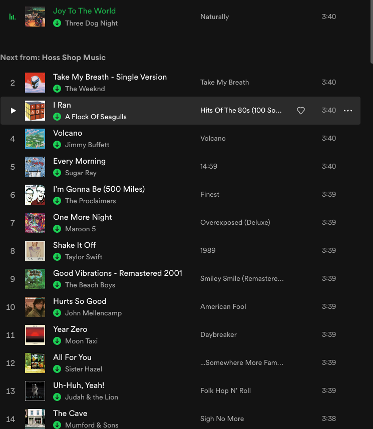 Why don't my queue and playlist sort match? - The Spotify Community