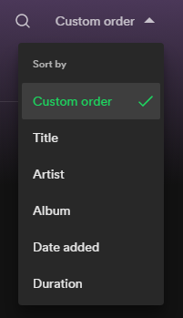 Copying a playlist with same sorting options - The Spotify Community