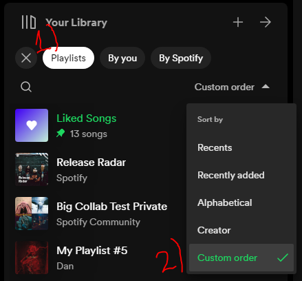 How can I reorder playlists shown on my profile? - The Spotify Community