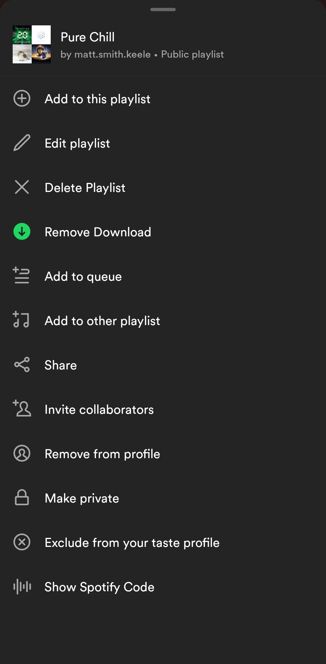 "Songs based on..." changed to "We play recommende... - The Spotify ...