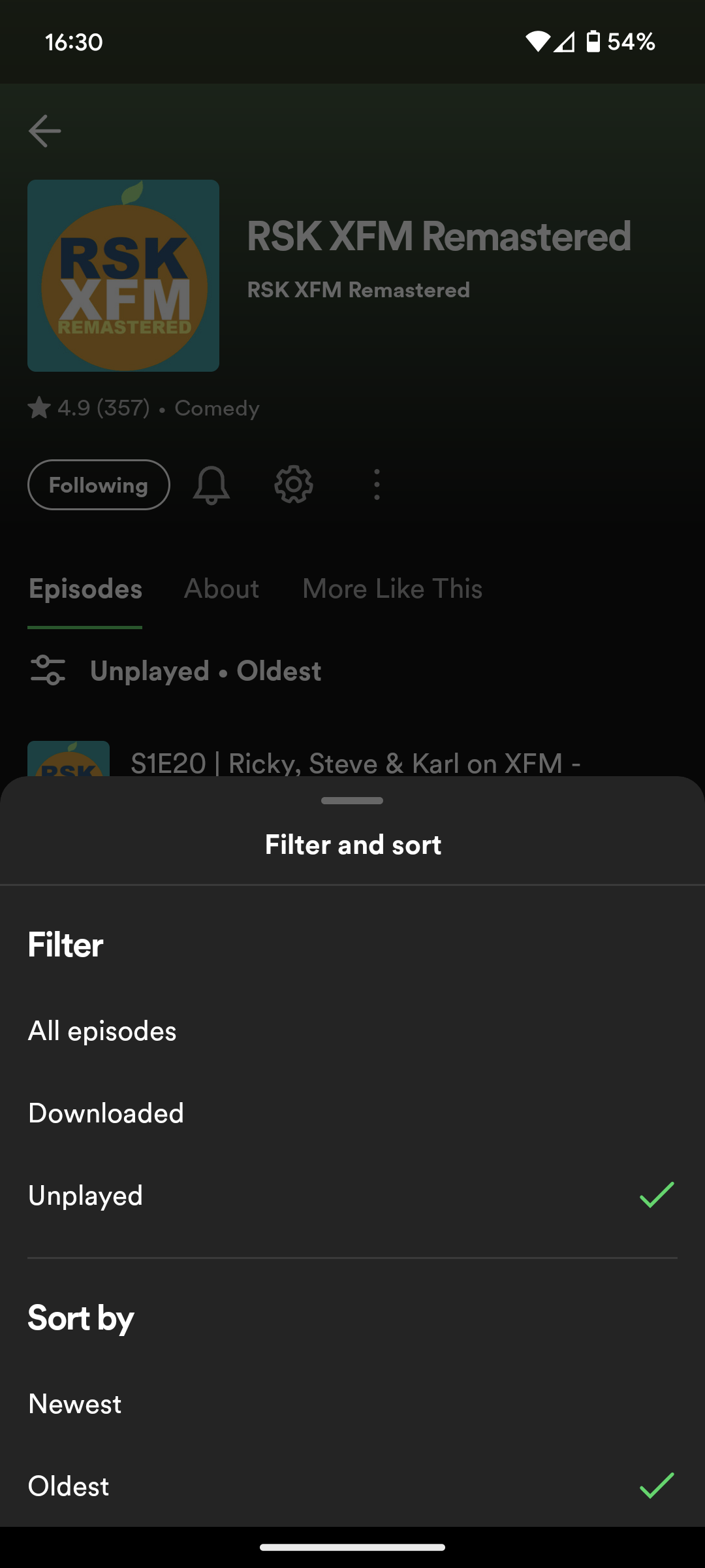 Podcast plays in reverse order - The Spotify Community