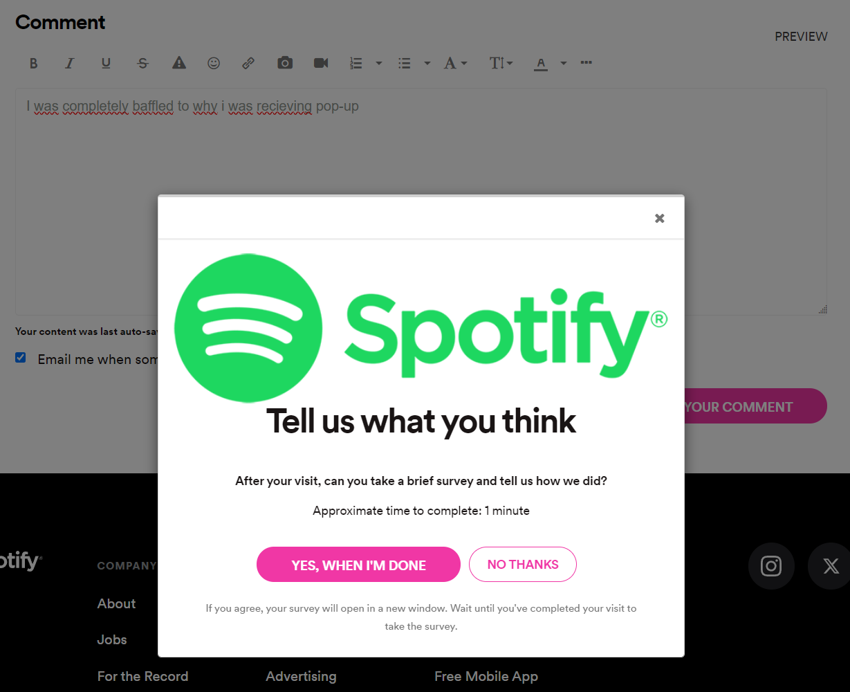 Remove Pop-Up Suggestions - The Spotify Community
