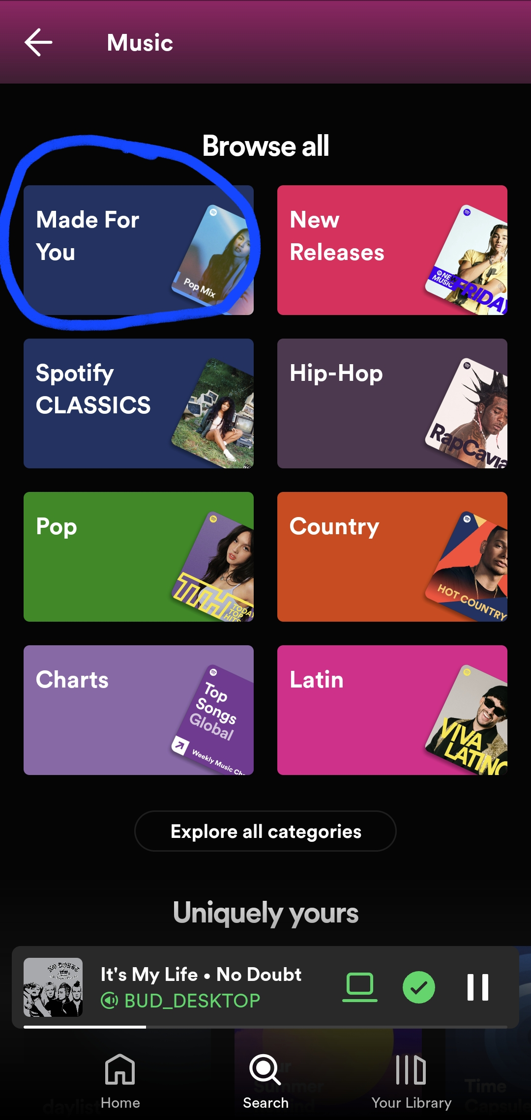 How to find playlists made for me by Spotify - The Spotify Community