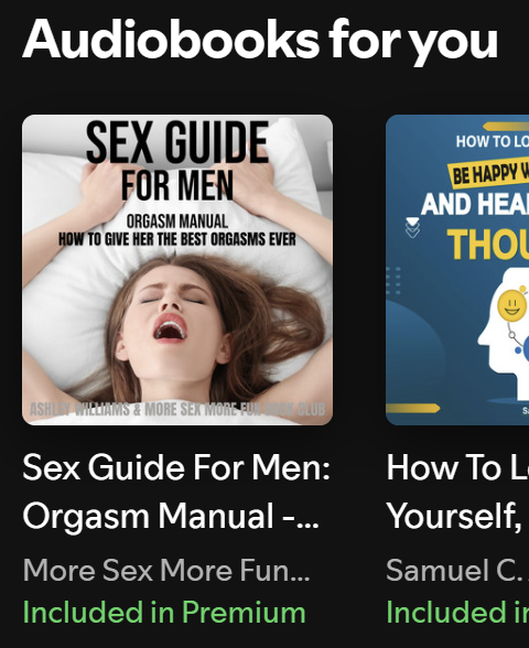 Skeevy audiobook keeps appearing at the top of my ... - The Spotify ...