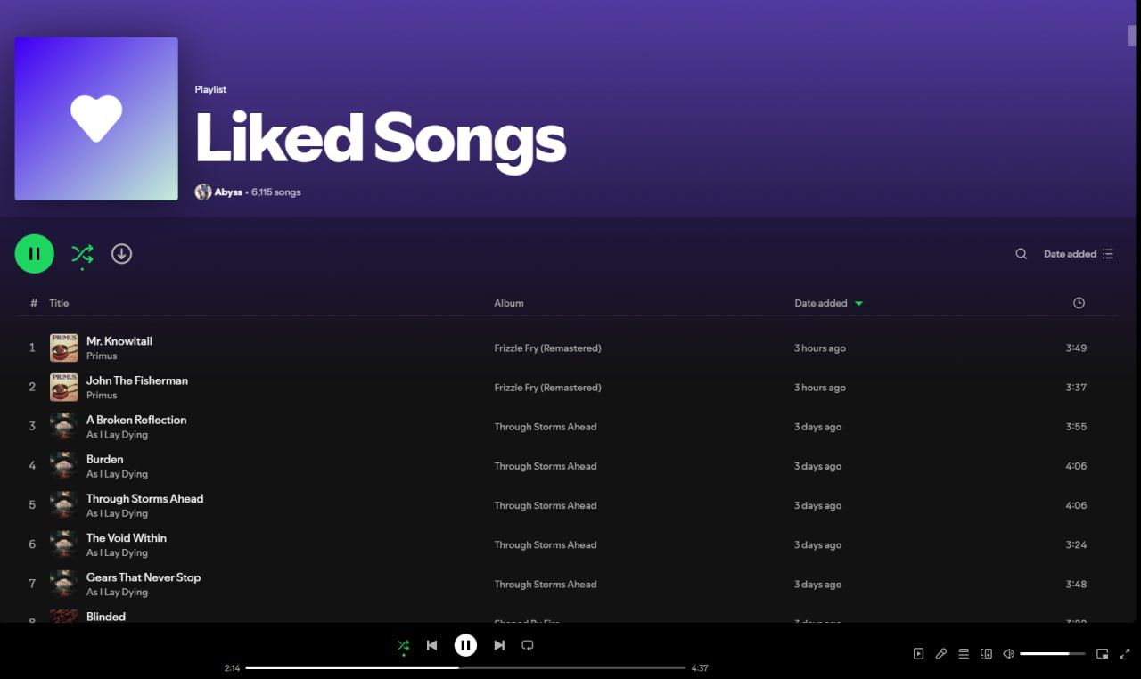 Search function in playlist not working as it shou... - The Spotify ...