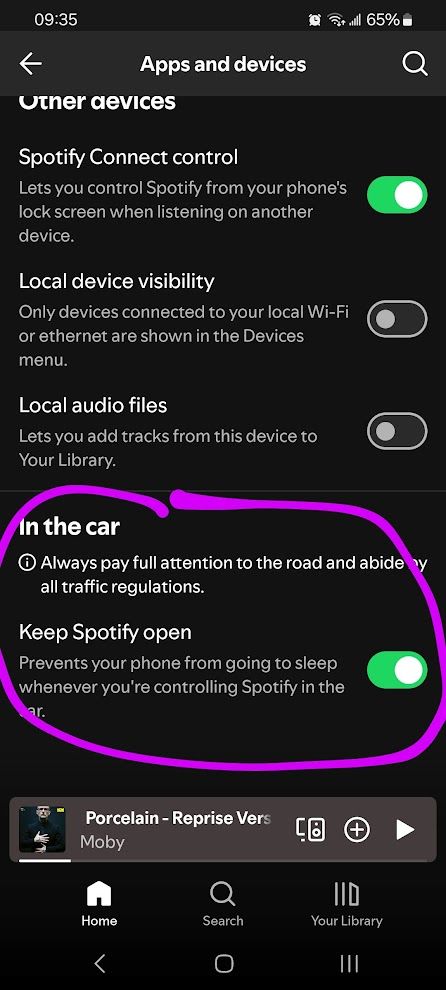 Spotify prevents android phone from auto-locking - The Spotify Community