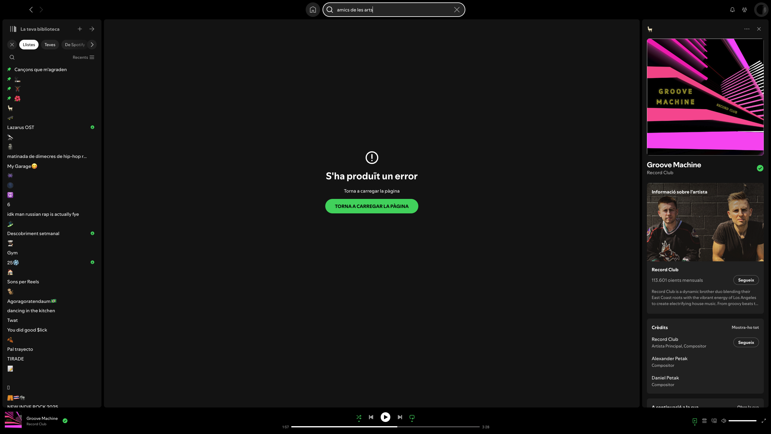 Solved: Main Search Bar Issue: Mac OS 10.15 - The Spotify Community