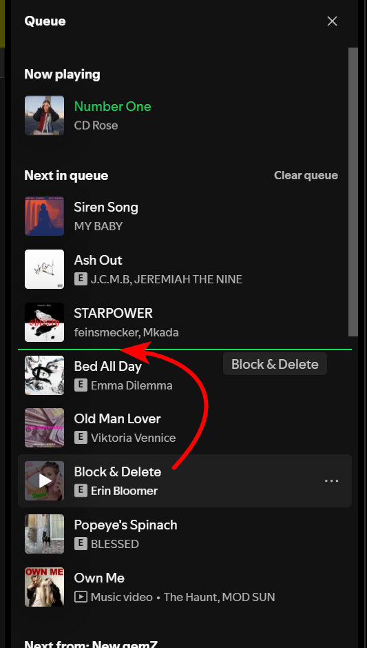 [Queue] Queue to Next or Last - The Spotify Community