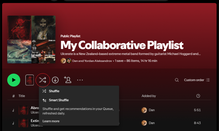 Smart shuffle on desktop - The Spotify Community