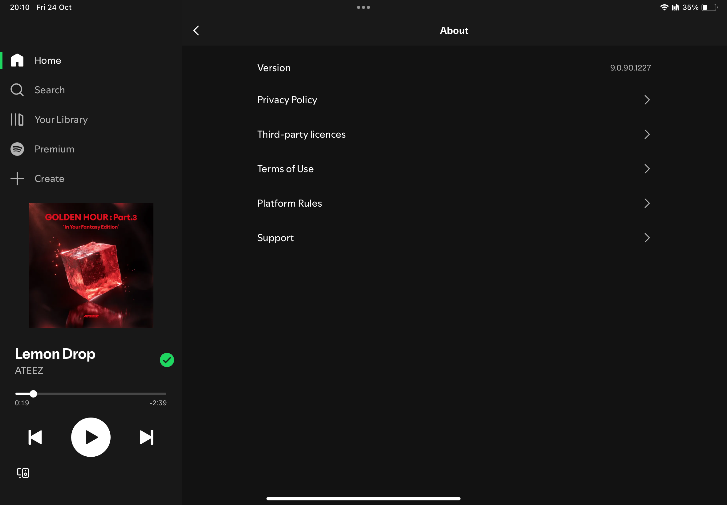 Black Screen in Now Playing View on iPad (v9.0.90) - Page 8 - The Spotify Community