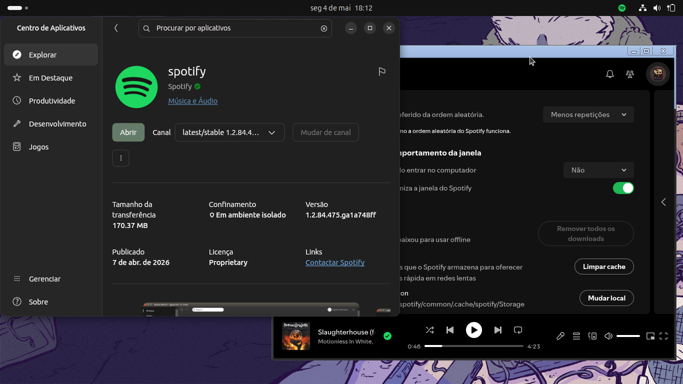 Snap version without themed window bar - The Spotify Community