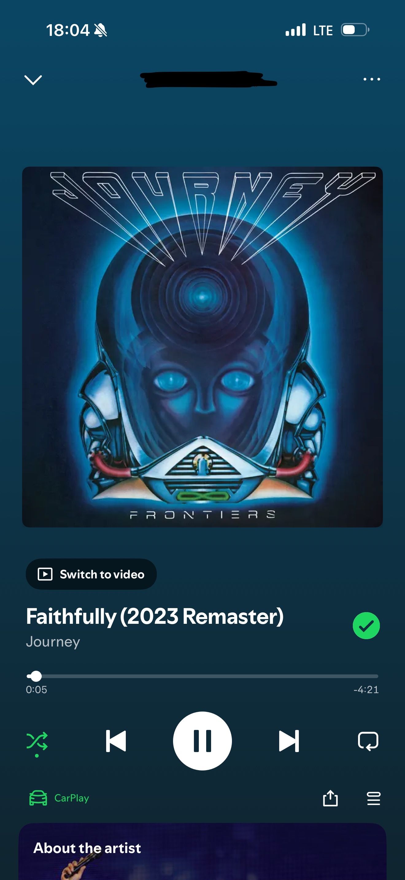 CarPlay shows the previous track's album artwork - Page 4 - The Spotify ...