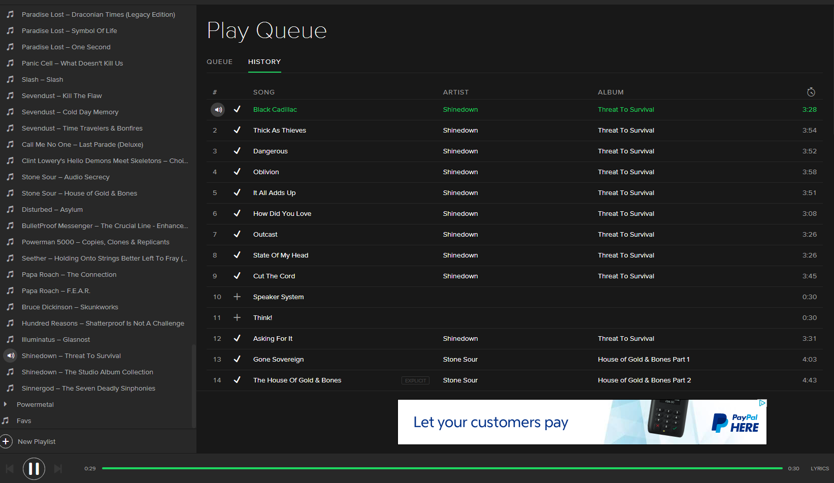 Spotify desktop stuck after blank advert - Page 2 - The Spotify Community