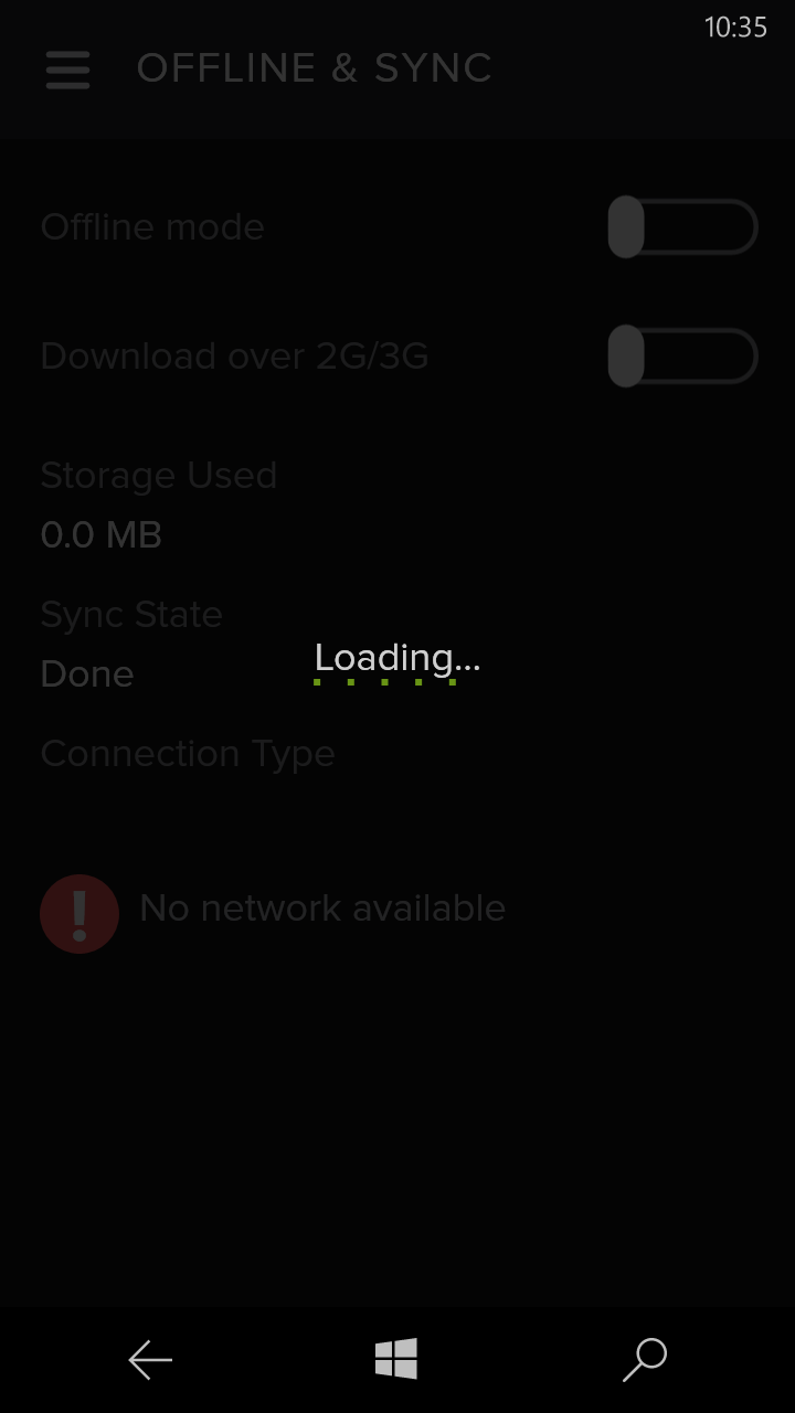 Loading... [Windows Phone] - The Spotify Community