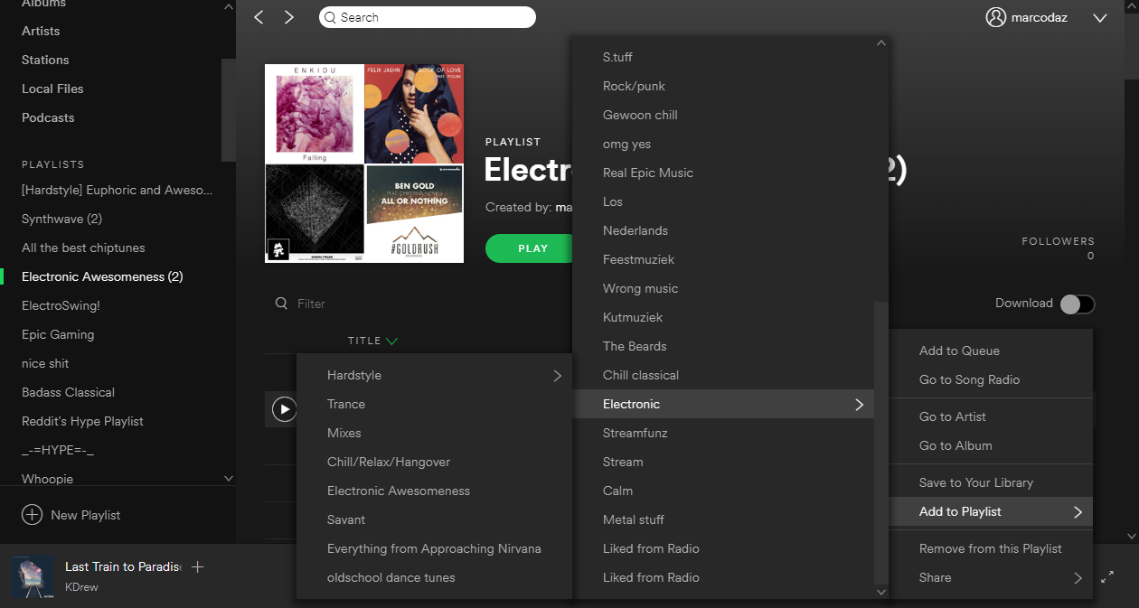 Solved: Bug when adding songs to a playlist in a folder - The Spotify ...